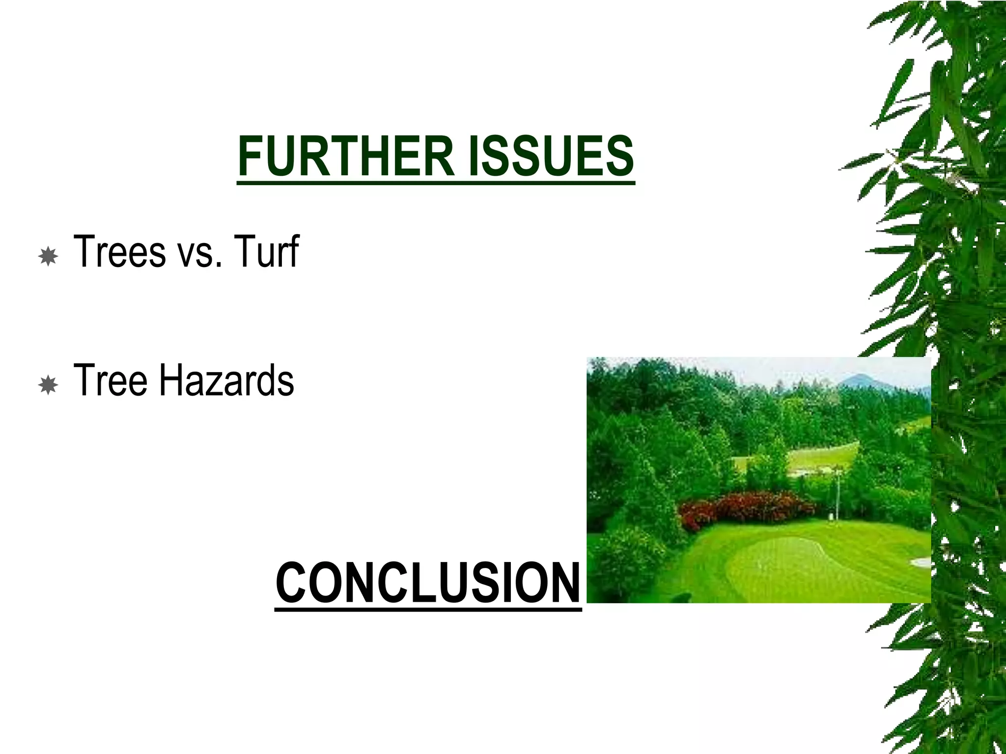 Tree Planting and Management for Golf Courses | PDF