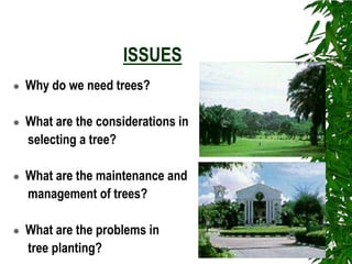 Tree Planting and Management for Golf Courses | PDF