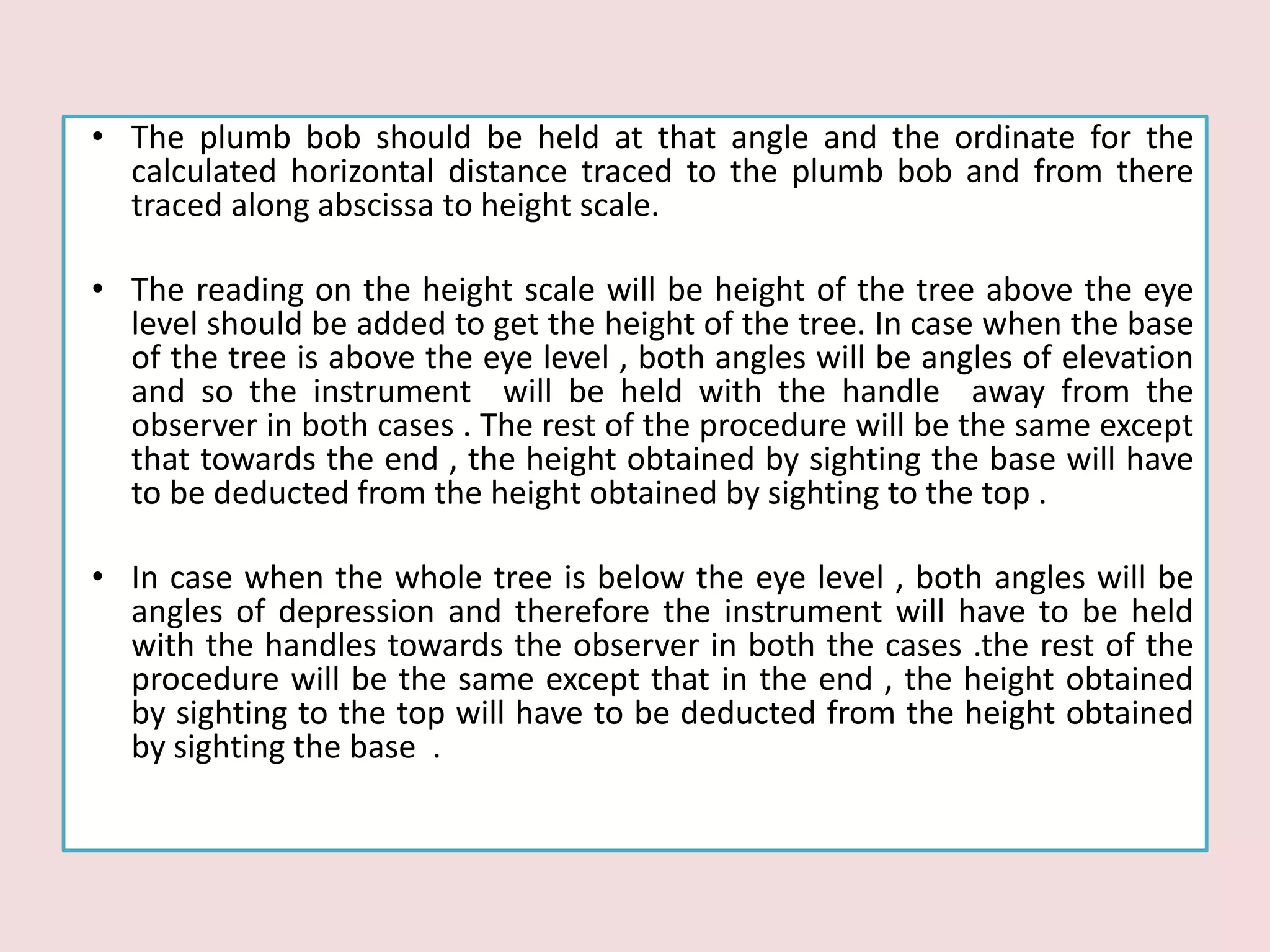 Tree height measurement methods | PPTX