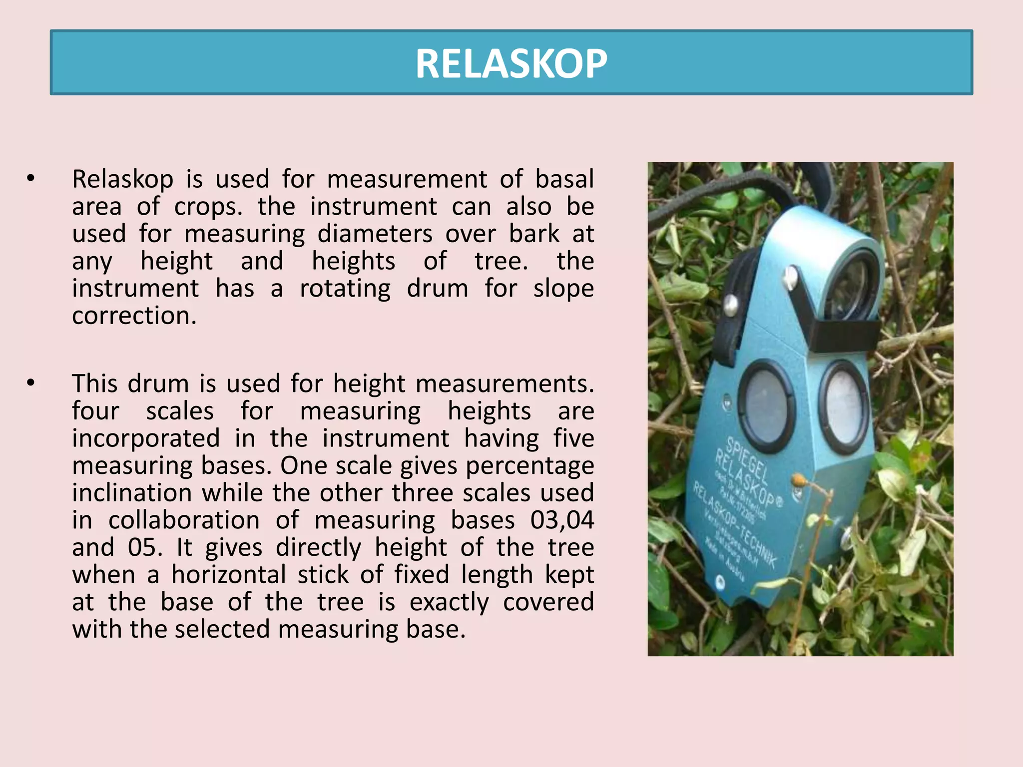 Tree height measurement methods | PPTX