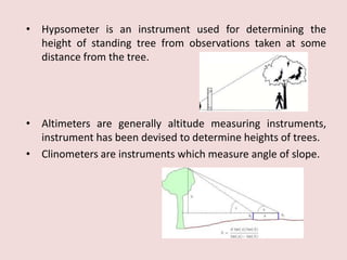 Tree height measurement methods | PPTX