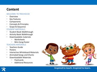 Treehouse Coursebook Unit Walkthrough | PPTX