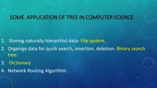 Tree in data structure | PPTX