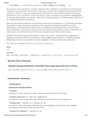 Tree map (java platform se 8 ) | PDF