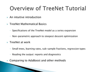 Introduction to TreeNet (2004) | PPT