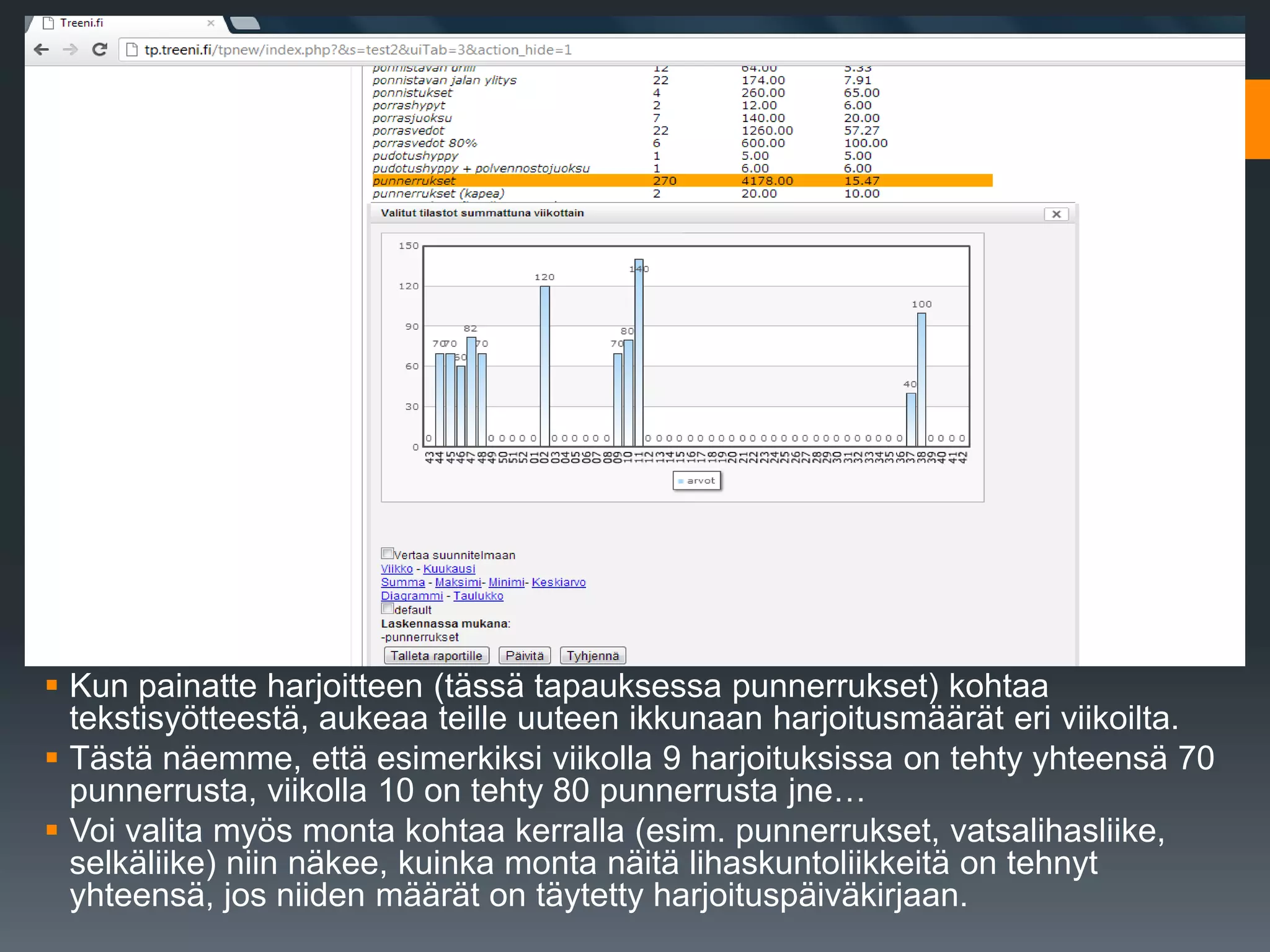 Treeni.fi peruskaytto urheilijana | PDF