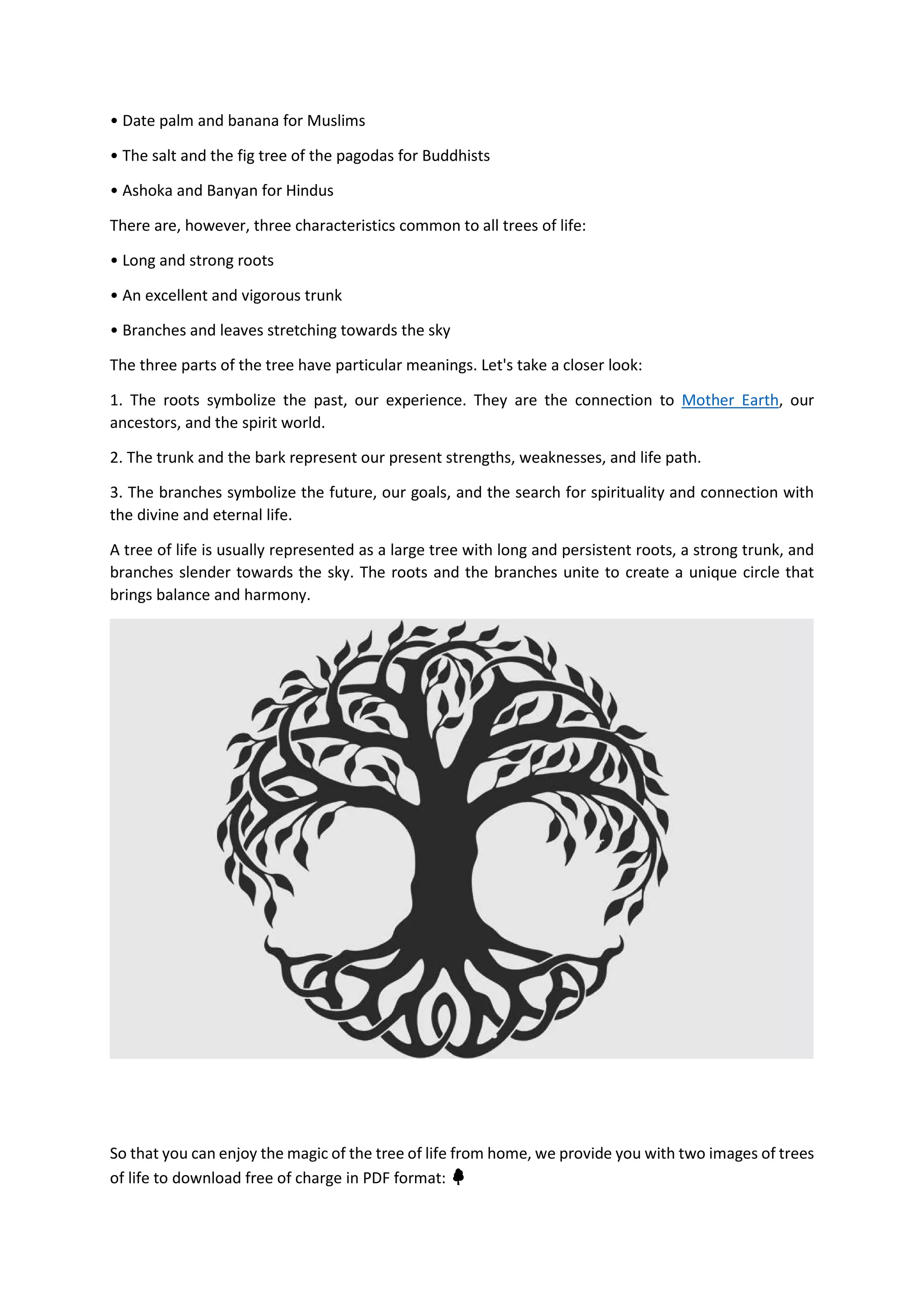 THE REAL MEANINGS OF THE TREE OF LIFE SYMBOL | PDF