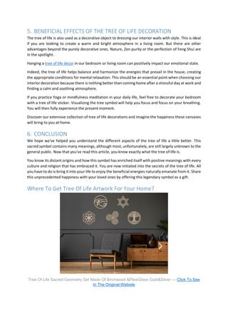 THE REAL MEANINGS OF THE TREE OF LIFE SYMBOL | PDF