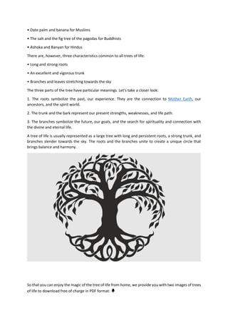 THE REAL MEANINGS OF THE TREE OF LIFE SYMBOL | PDF