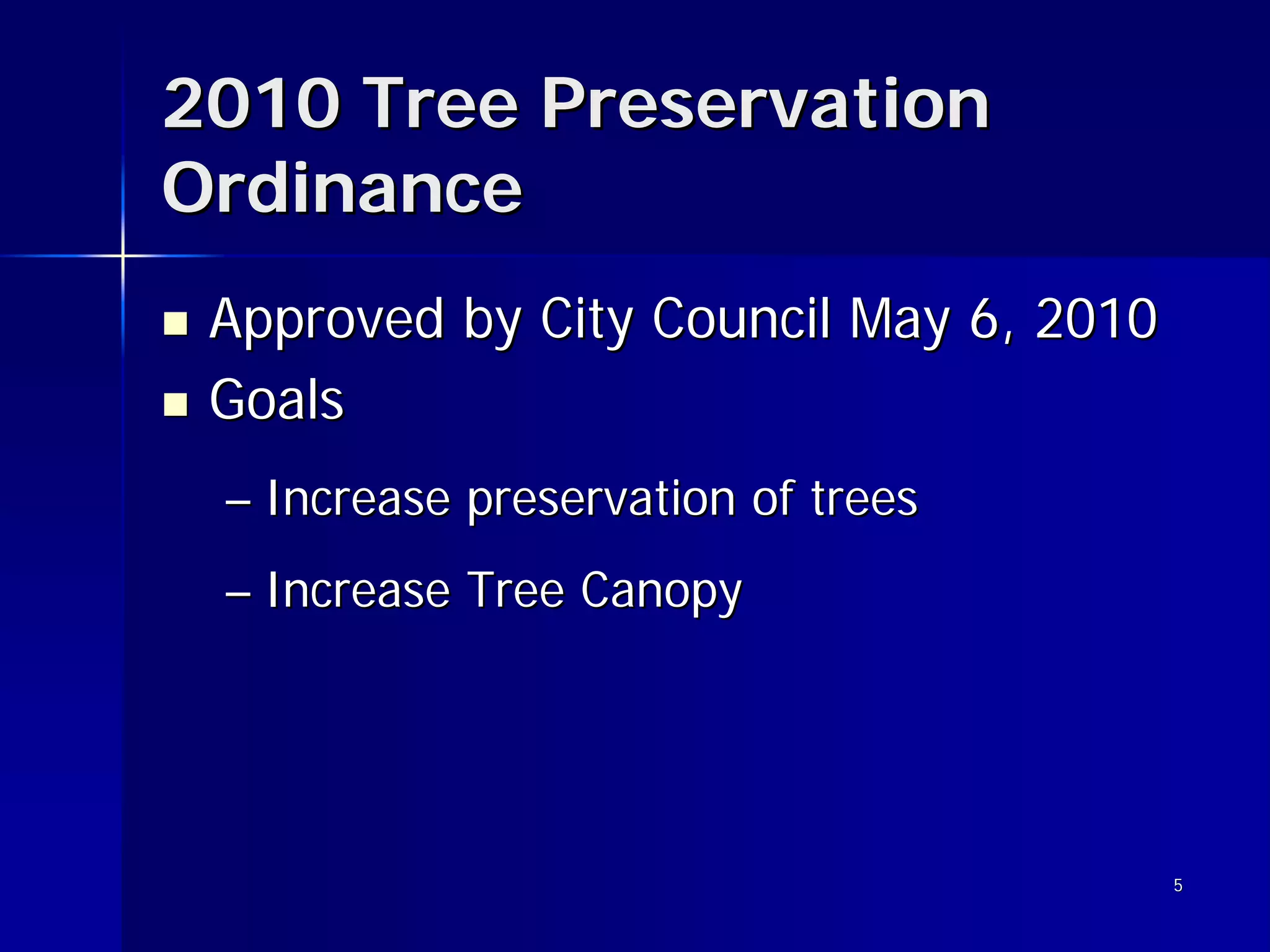 Tree Preservation Ordinance | PPT