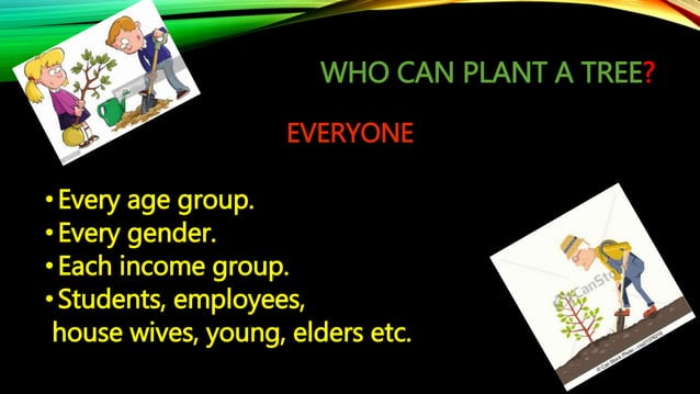 Tree plantation | PPTX