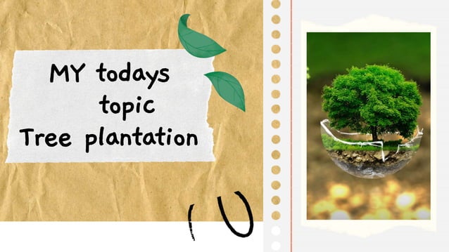 Tree Plantation presentation slide,pptx file | PPT