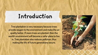 Tree Plantation presentation slide,pptx file | PPTX