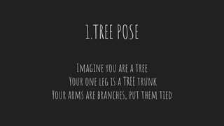 Tree pose | PPTX | Fitness and Exercise | Healthy Living