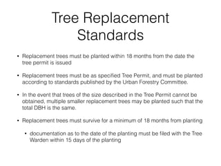 Tree protection overhaul | PPT