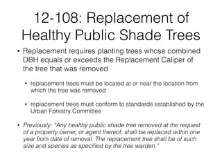 Tree protection overhaul | PPT