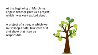 “The tree project: Nature, Growth and Development” | PDF