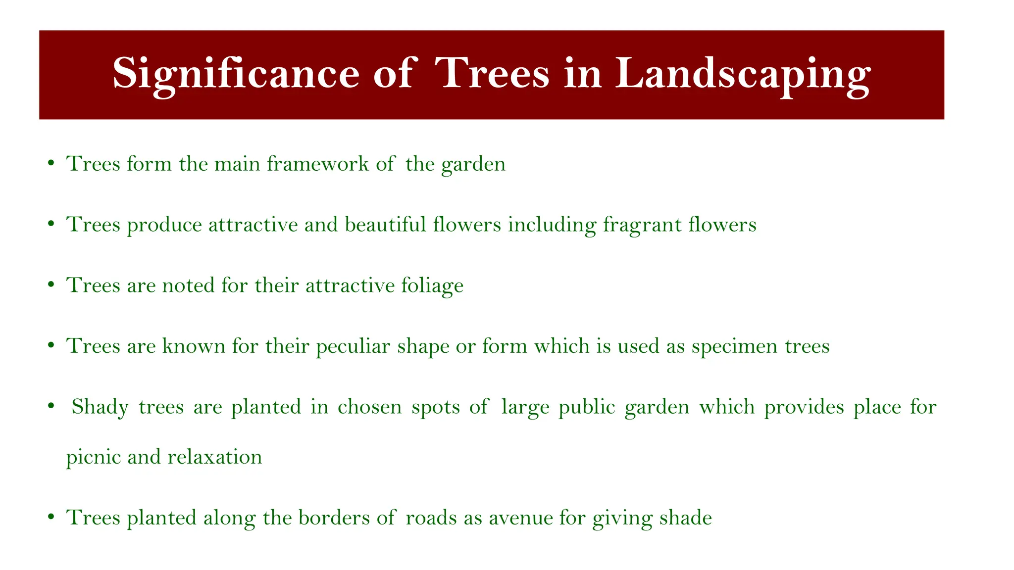 Flowering and foliage trees for landscaping.pdf