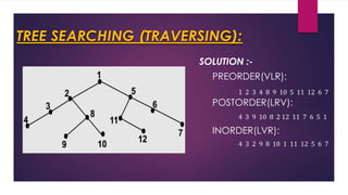 Trees and graphs | PPTX