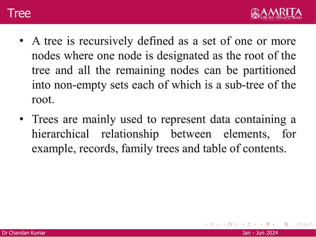 Introduction And Basic Of Trees And Binary Trees Ppt