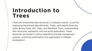 Understanding Trees: Binary, AVL, and Red-Black Trees Demystified | Hiike | PPT