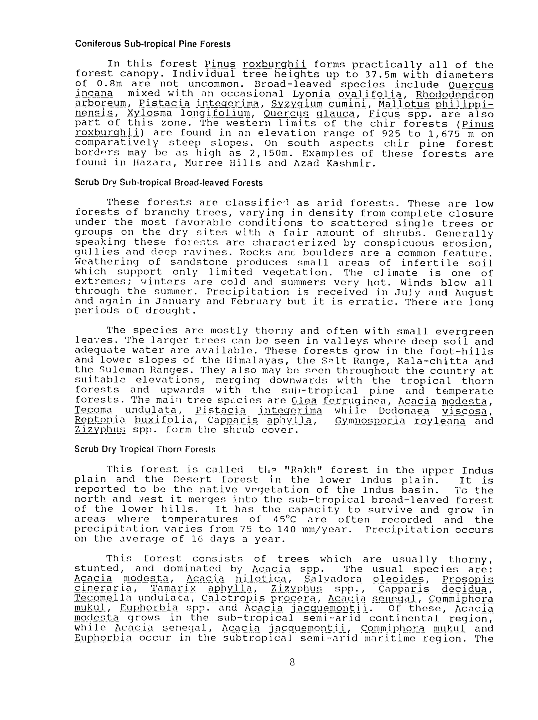 Trees of pakistan | PDF
