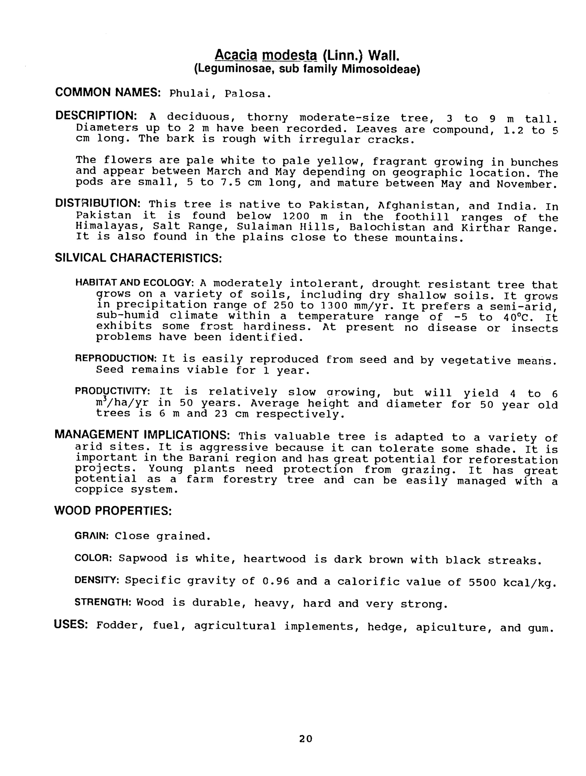 Trees of pakistan | PDF