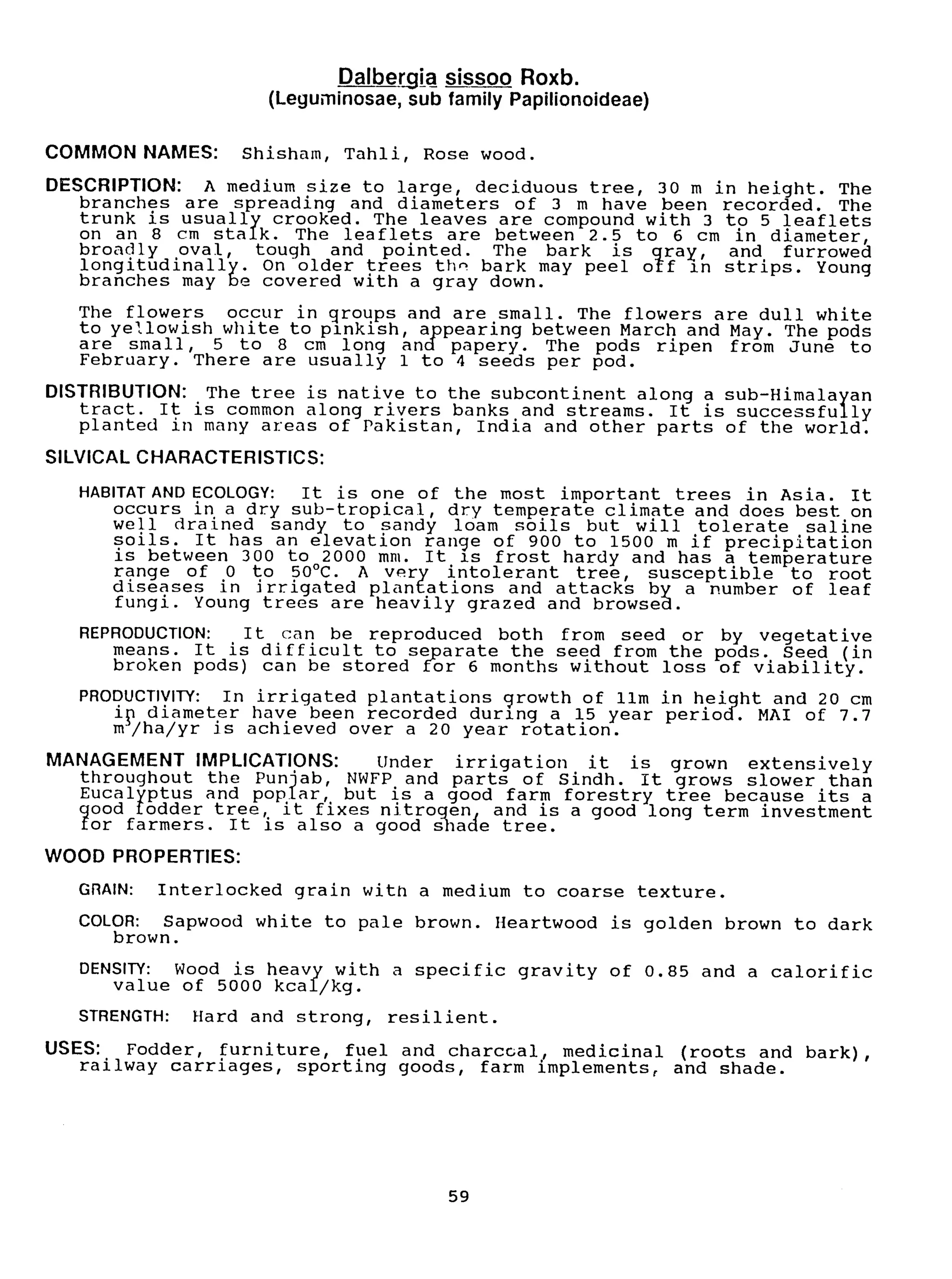 Trees of pakistan | PDF