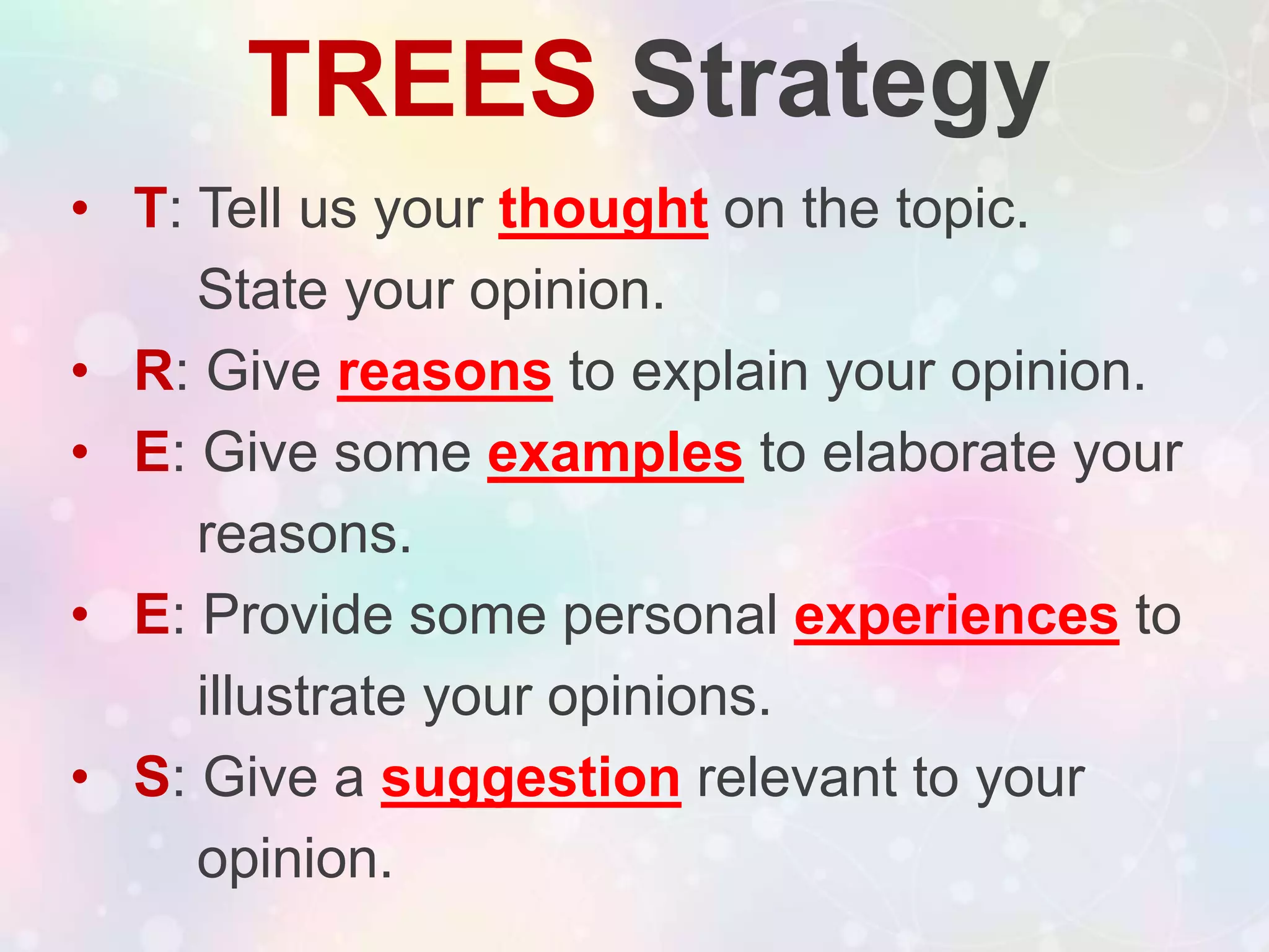 SBC STRATEGY - TREES | PPTX