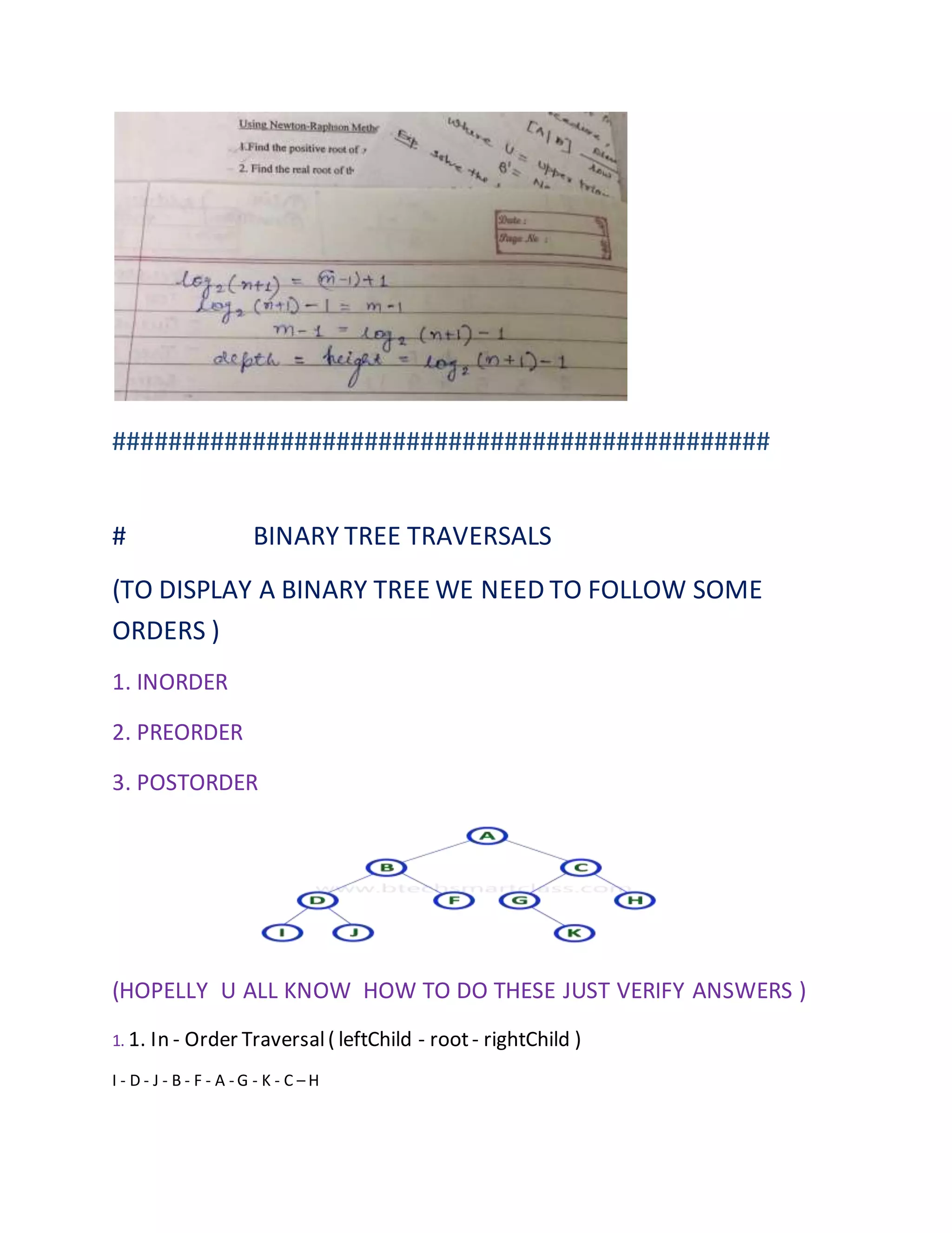 Trees in data structrures | DOCX