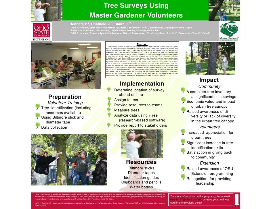 Tree survey poster