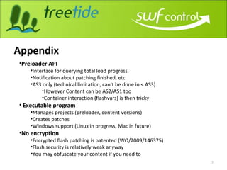 Treetide SwfControl @ FlashGamm2010 | PPT
