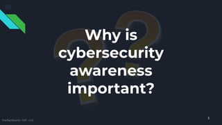 Cybersecurity Awareness Training Presentation v1.0 | PPT
