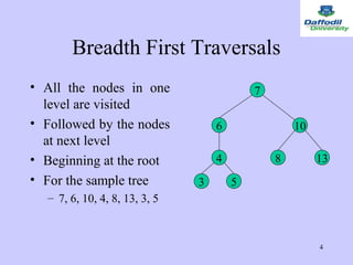 Tree traversal | PPT | Programming Languages | Computing