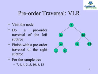 Tree traversal | PPT | Programming Languages | Computing