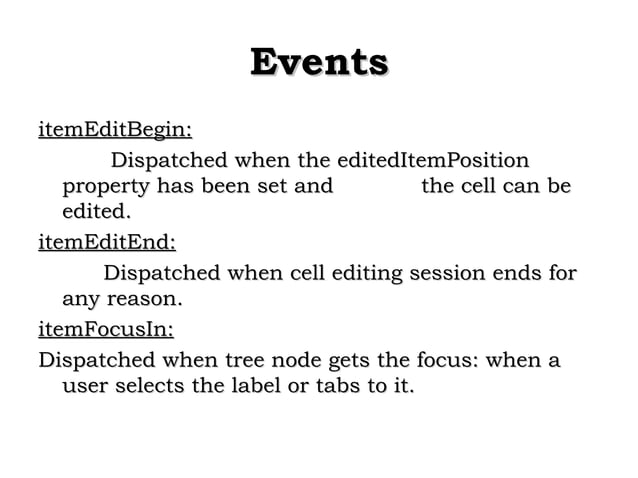 Tree User Interaction Ppt