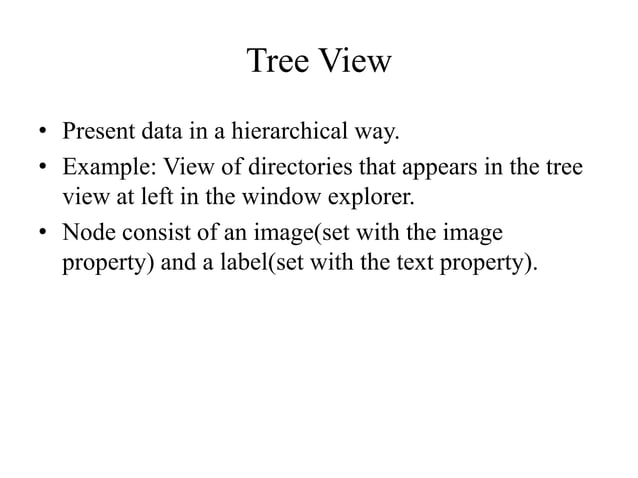 Treeview listview | PPT