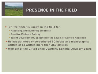 Treffinger power point | PPTX