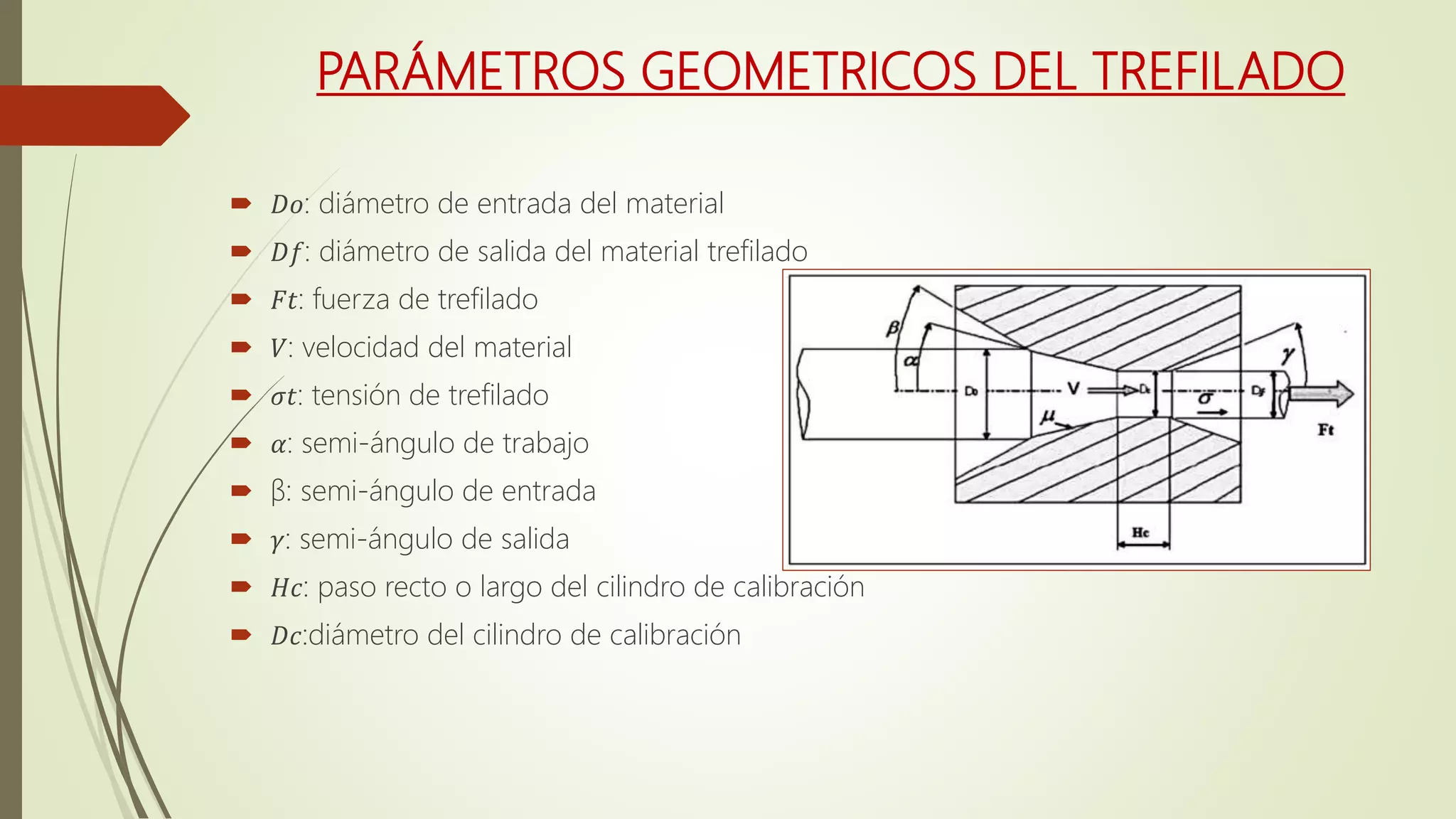 Proceso de Trefilado en Materiales Metálicos | PPTX