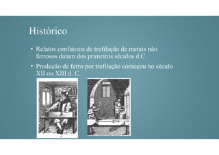 Fieira e trefilção (angulo de fieira e conformação) | PDF