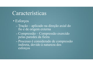 Fieira e trefilção (angulo de fieira e conformação) | PDF