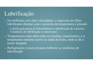 Fieira e trefilção (angulo de fieira e conformação) | PDF