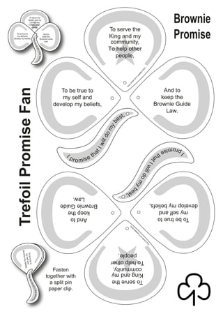 Printable Brownie Promise