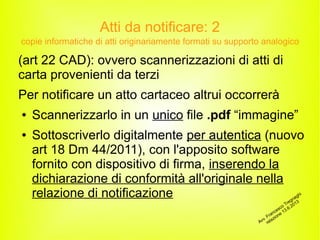 Tregnaghi notifica pec in pratica | PPT