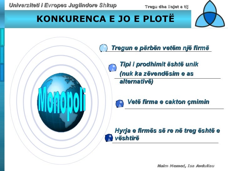 Tregu Dhe Llojet E Tij