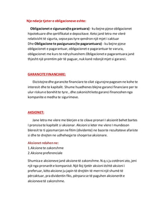 Tregu i kapitalit | DOCX