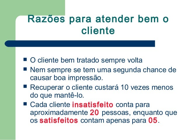 Atendimento ao cliente