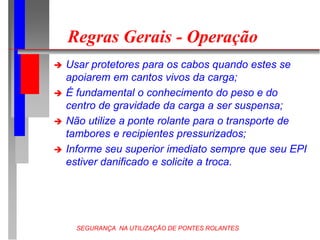 Treinamento de-ponte-rolante-e-talha | PPT