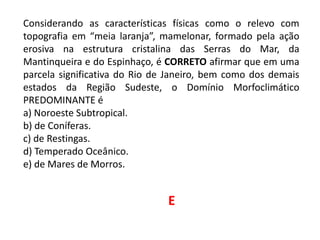 Treinamento: Cerrado, Caatinga e Mares de morro | PPTX