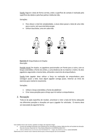 Treinamento de handebol | PDF